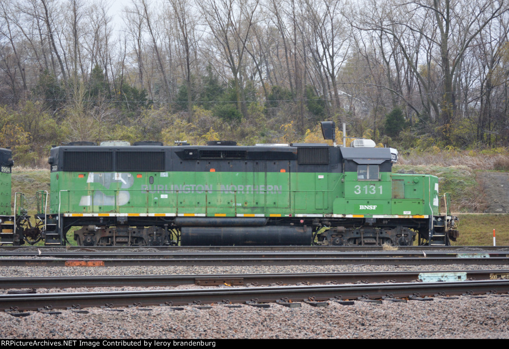 BNSF 3131 at argentine yard